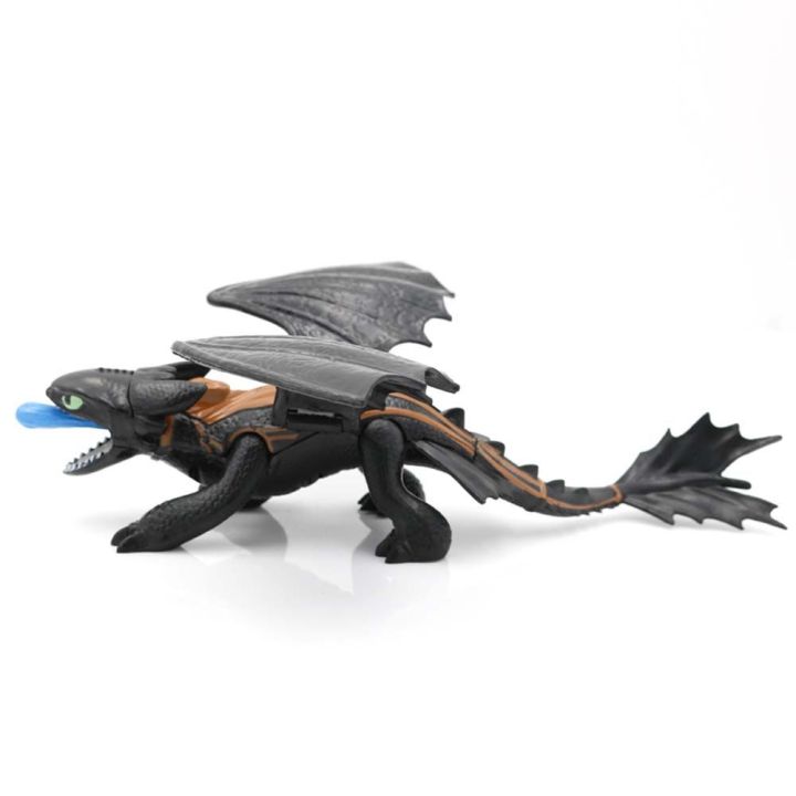 Hiccup Home Ornaments Light Fury PVC Collection Figures The Hidden ...