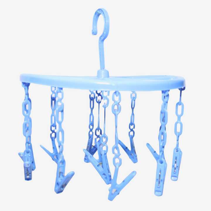 Round Hanger Small Size With 12 Pic Clip | Daraz.com.np