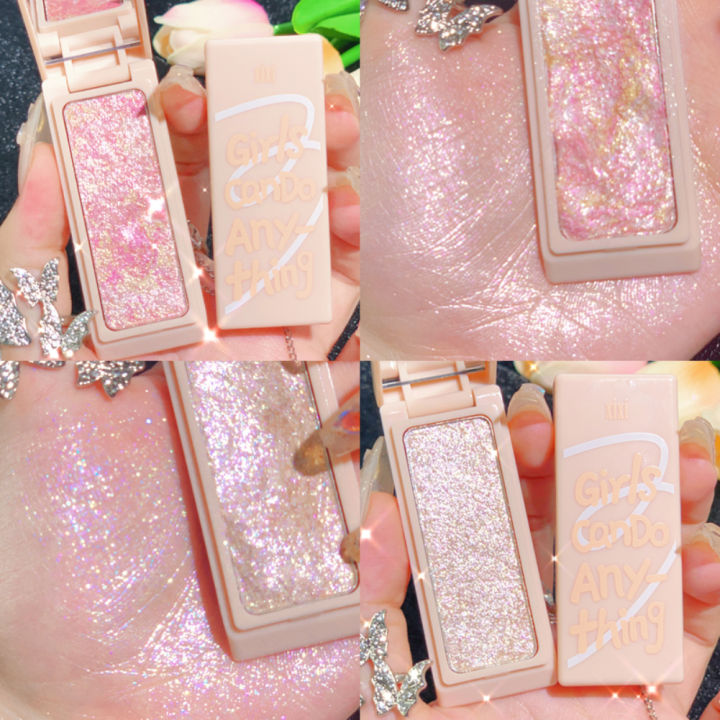 Yuanyan Lasting Highlight Highlight Eye Shadow Palette Pearl Light ...