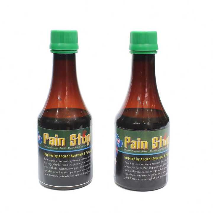 Pain Stop Ancient Ayurvedic Joint & Muscle Relief Oil - 200Ml (2Pcs ...