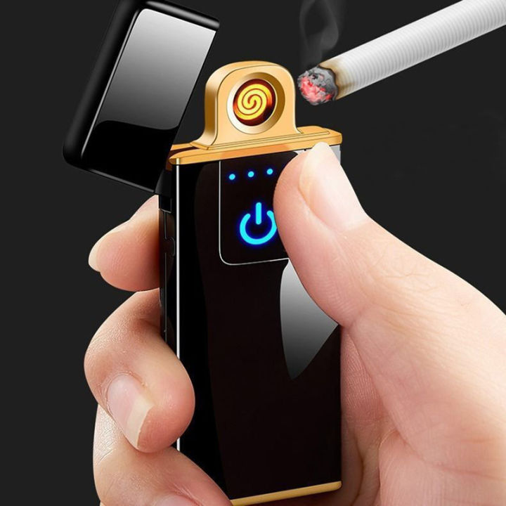 Touch-Senstive Switch Lighter USB Lighters Rechargeable Electronic ...