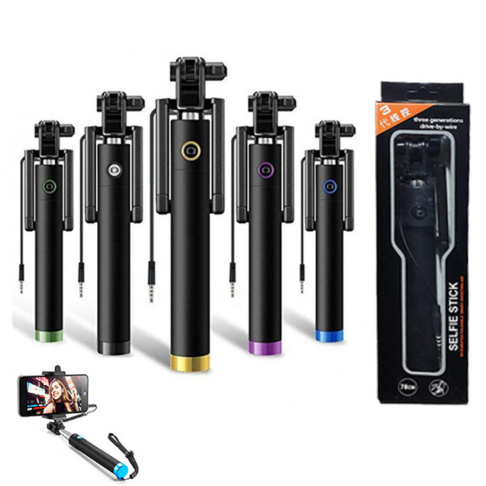 Selfie Stick Wired For Mobile Phone | Daraz.com.np