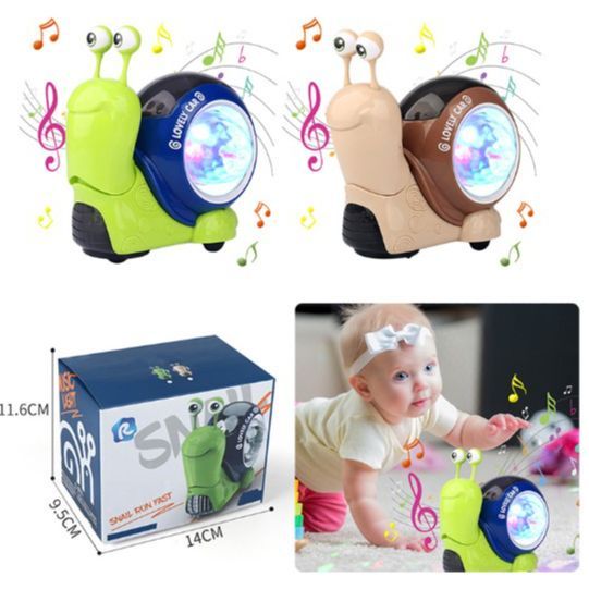Crawling Crab Snail Baby Toy Walking Tummy Time Dancing Early ...