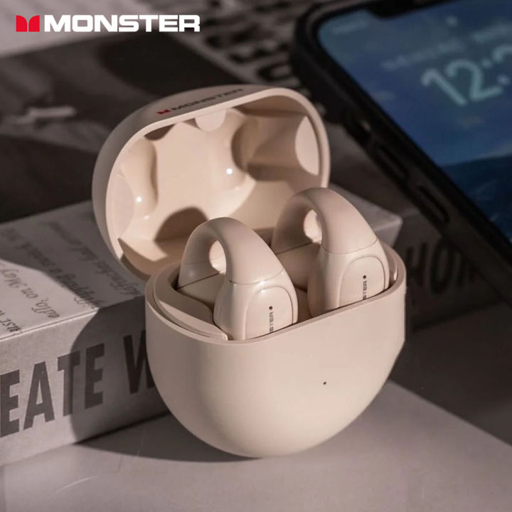 2025 New Monster Ear Clip Bluetooth Earphones Open Ear 200 Sports ...