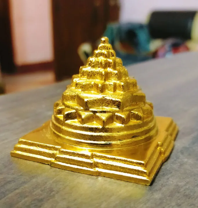 Sumeru Shree Yantra - Brass Shri Meru Chakra Metal Made/ Maha Lakshmi ...