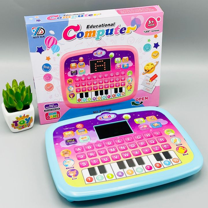 Kids Educational Computer Learning Laptop With LED Screen, Early ...