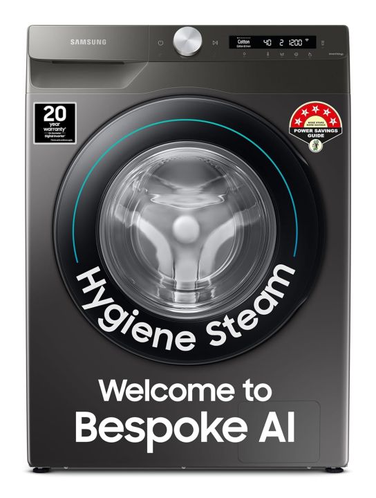 Samsung 7 kg, 5 Star, AI Control, Wi-Fi, Digital Inverter, Motor, Fully ...