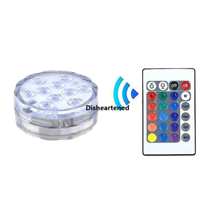 【VA VA VOOM】1/2/4 LEDF Underwater Light Submersible Waterproof RGB ...