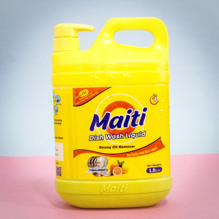Maiti Dish Wash Liquid 1.5 liter | Daraz.com.np