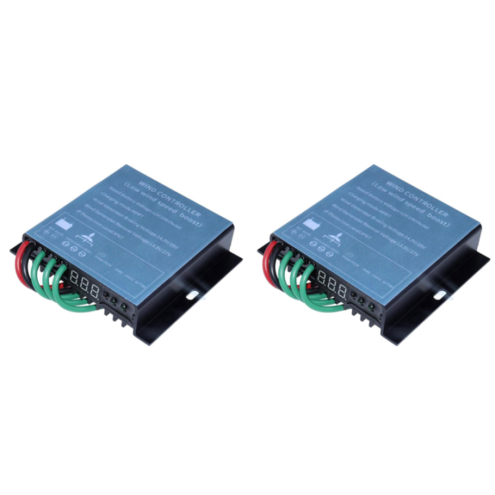 2X Wind Driven Generator Controller 12/24V 800W MPPT Charge Controller ...