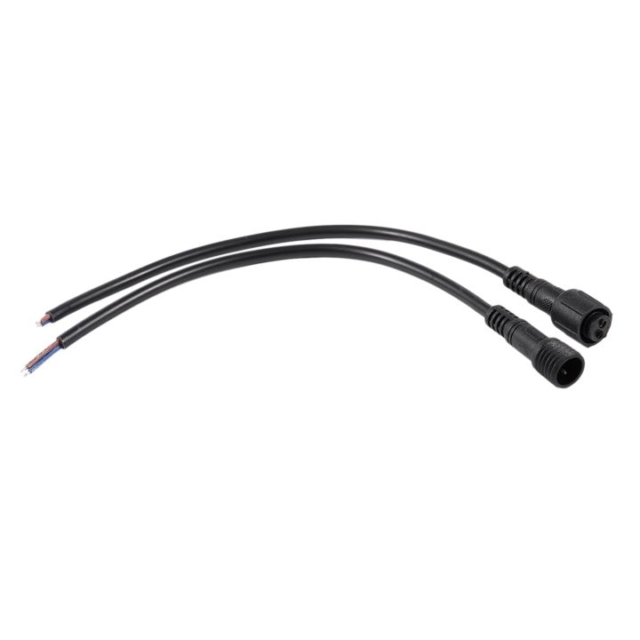 Male Female Plug 2 Pin LED Waterproof Connector Cable Black | Daraz.com.np