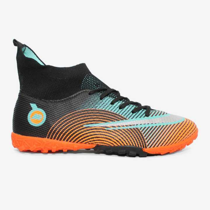 Orange/Black Color Full Ankle Futsal Shoes For Men | Daraz.com.np