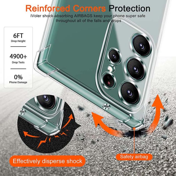 2025 Clear Silicone Case 25 UltS24 fe2 S23 S21 S2S25 Ul for Samsung Tra ...