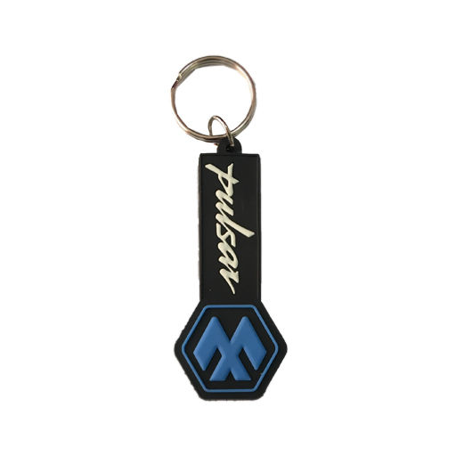 Double sided Pulsar Logo Keyring | Daraz.com.np