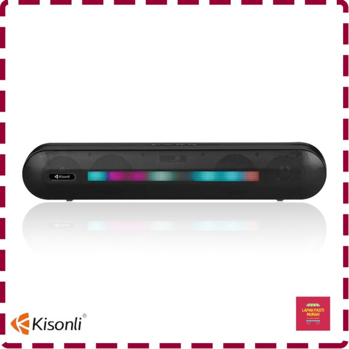 Kisonli LED-911 With Led Colorful Light Bluetooth Speaker | Daraz.com.np