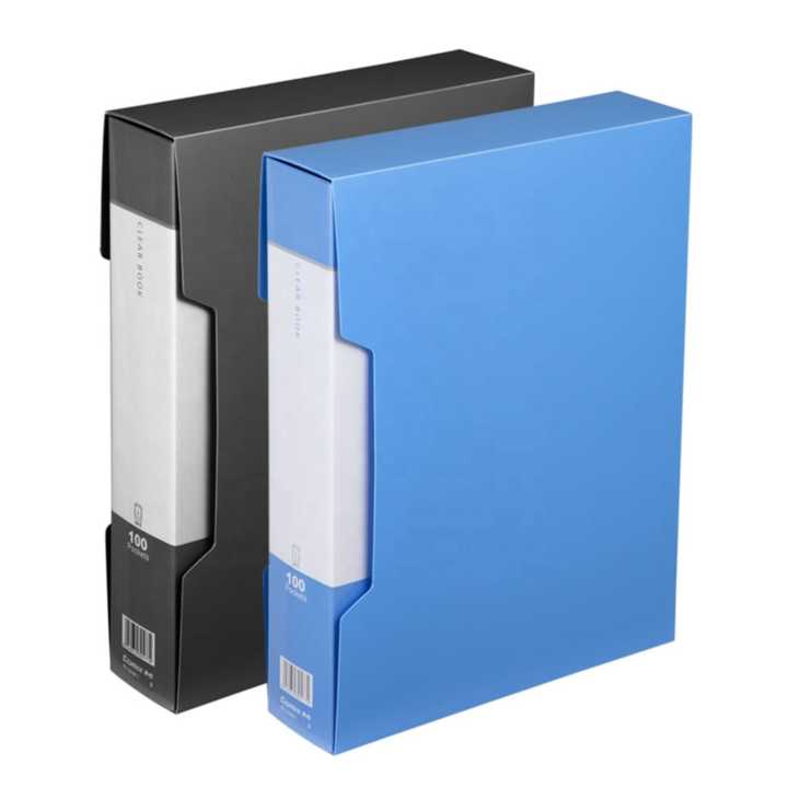 Comix A4 100 Pockets Display Folders Presentation Book -Tnf100Ak ...