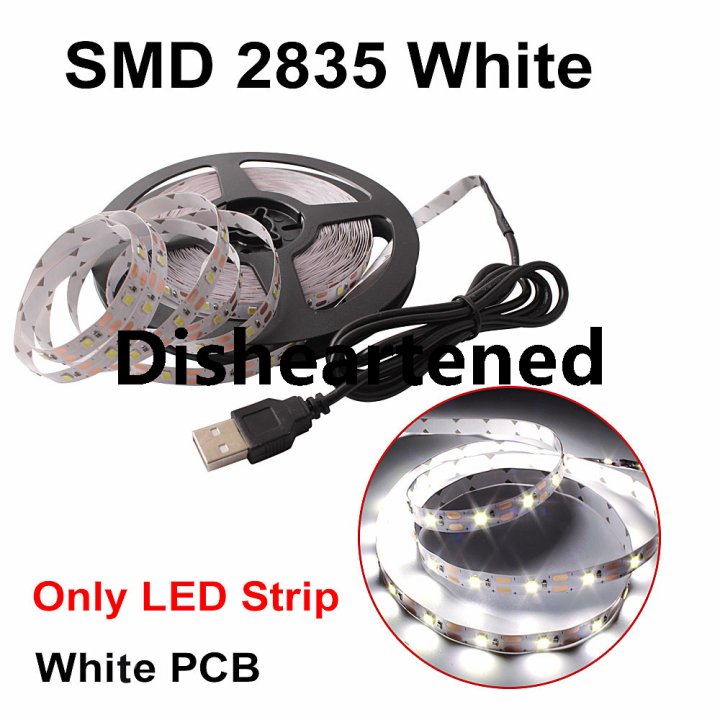 【QuillCrossing】Flexible Night TV Backlight RGB LED Strip Diode Tape ...