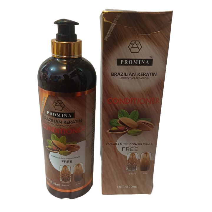 Promina Brazilian keratin Moisturizing Conditioner for Soft and Smooth ...