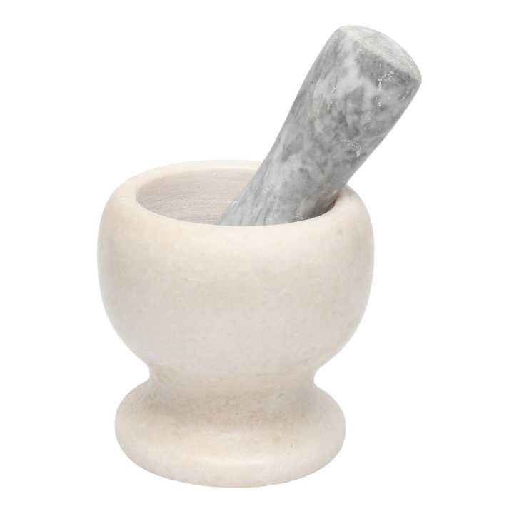 Natural Marble Stone Mortar and Pestle Set As Spice, Medicine Grinder ...