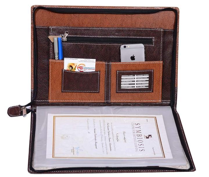 Brown Leather Display File | Daraz.com.np