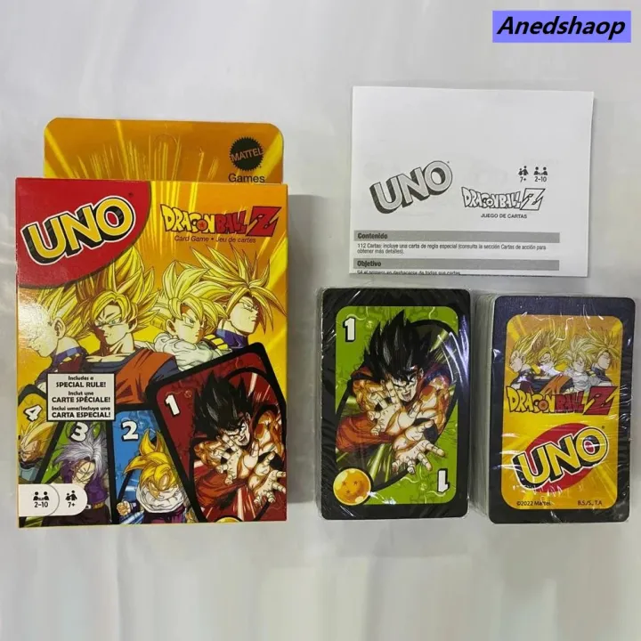 Anedshaop 2025 UNO Dragon Ball Z Matching Card Game SHOWEM NO MERCY Multiplayer Hot Selling ...