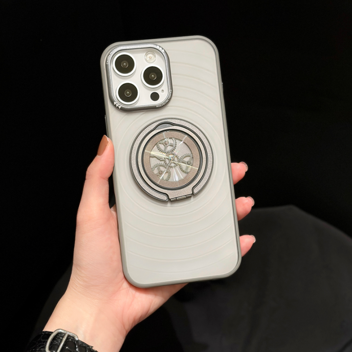 HODON 360° Rotating Gear Stand Phone Case for iPhone 16 15 14 Pro Max ...