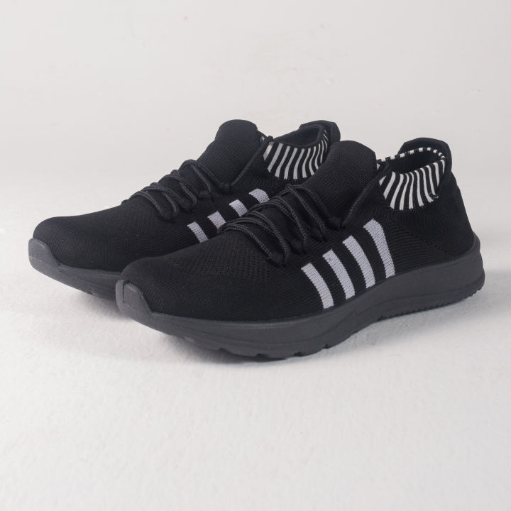 White Black Color Black Soul Gents Morning Walk Shoes for Men ...