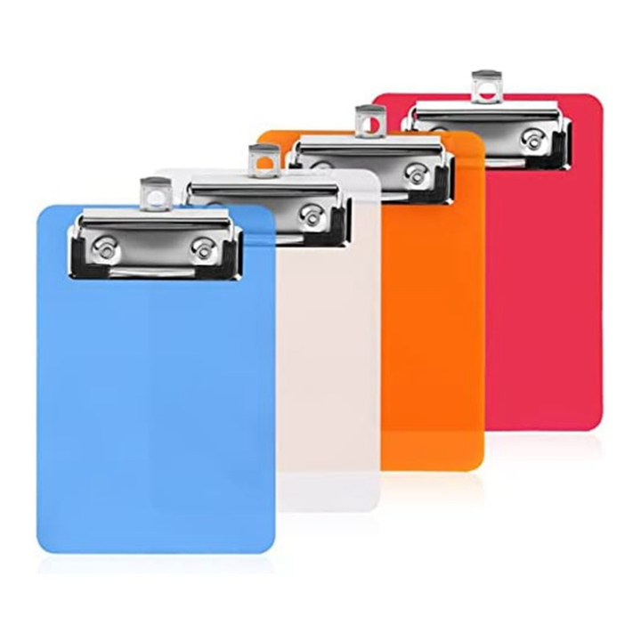 4inch X 6inch Mini Clipboard 4Pcs Small Clipboards Clip Board Notepads ...