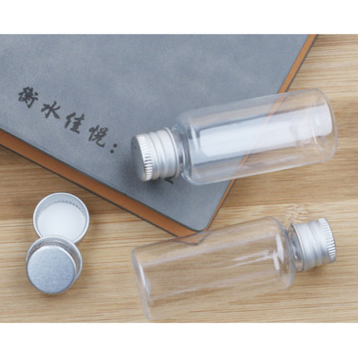 Cap Transparent aluminum cap bottle Sleek Transparent Plastic Ordinary ...