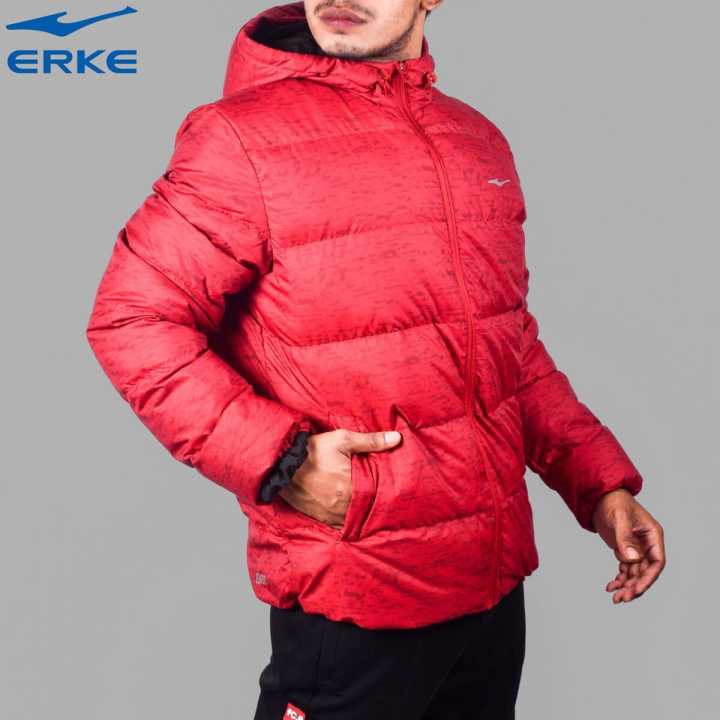 ERKE Down Jacket Red For Men 11218452143-204 | Daraz.com.np