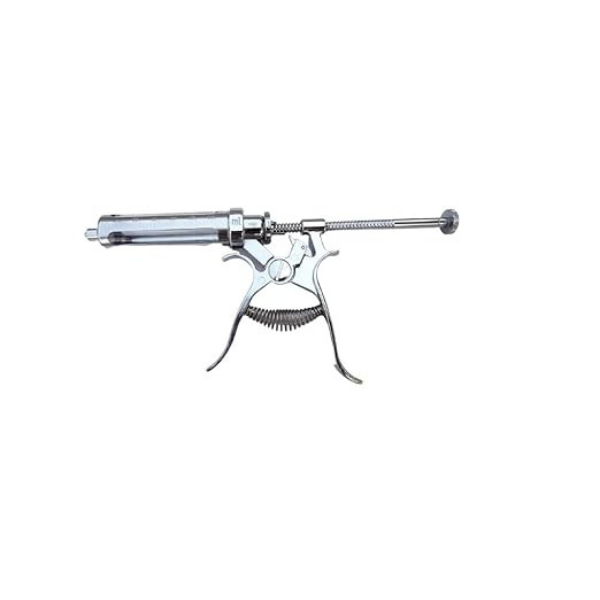 Steel Animal Vaccinator Gun – Adjustable Dose Veterinary Injection Tool ...
