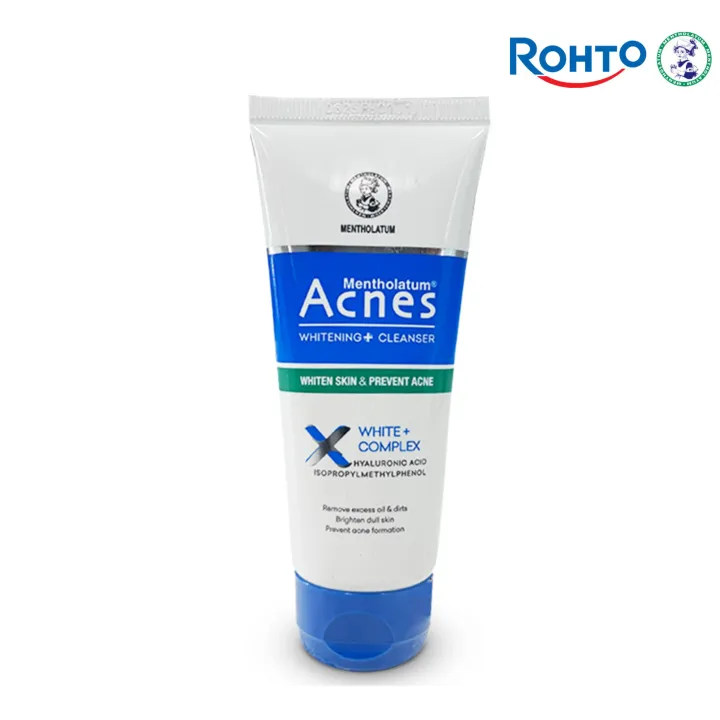 Rohto Mentholatum Acnes Hyaluronic Pure Face Wash For Dull & Acne-Prone ...