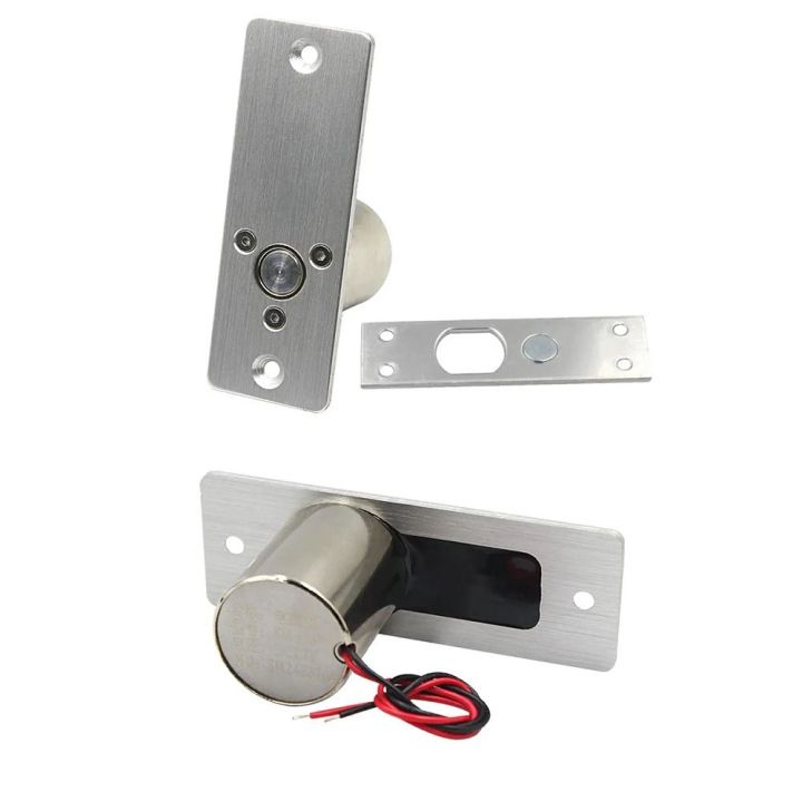NEW 12V Electric Drop Bolt Lock Waterproof Embed Install Mortise Bolt ...