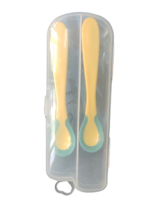 Soft Children Pacifier Feeding Silicone Spoon ( 2 Pcs) | Daraz.com.np