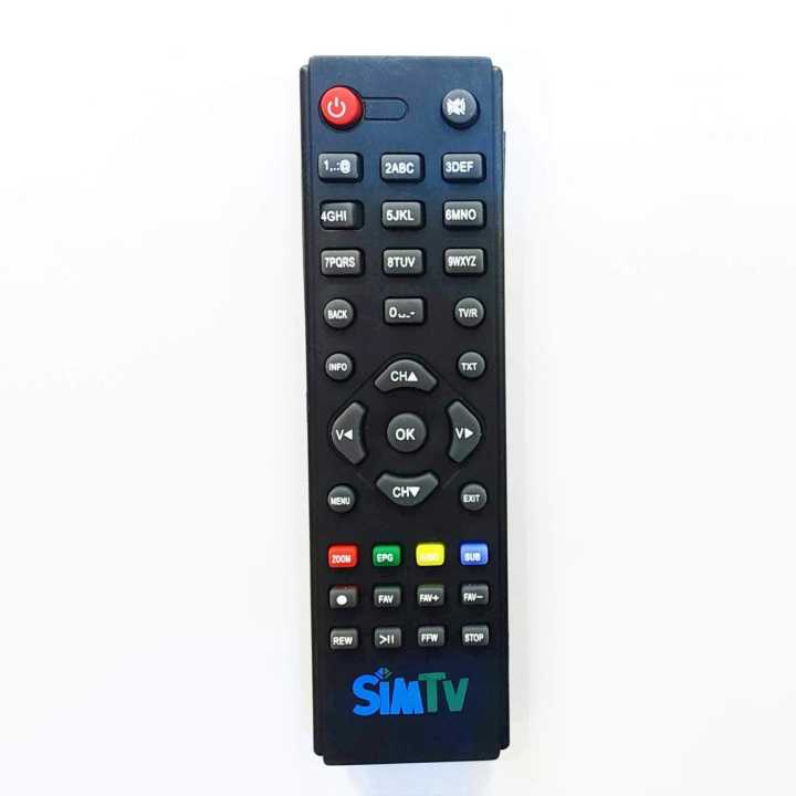 Sim Tv Setup Box Remote | Daraz.com.np