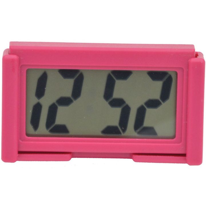 Self-adhesive LCD Screen Electronic Table Clock Mini Calendar Digital ...