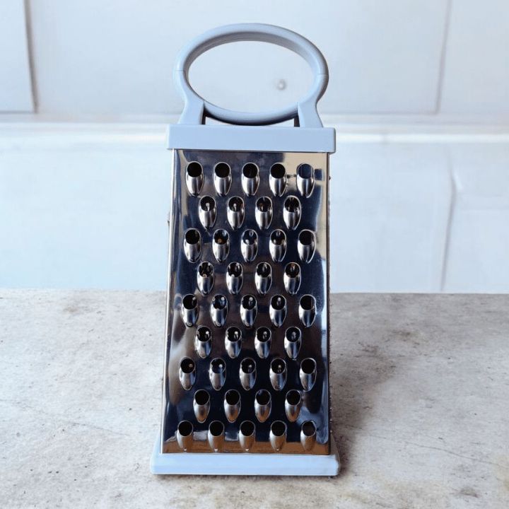 Stainless Steel Grater with Plastic Handle – Perfect for Grating ...