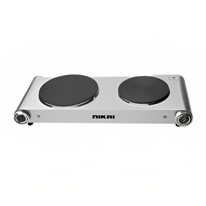 Nikai Black And Silver Double Hot Plate 1500W. | Daraz.com.np