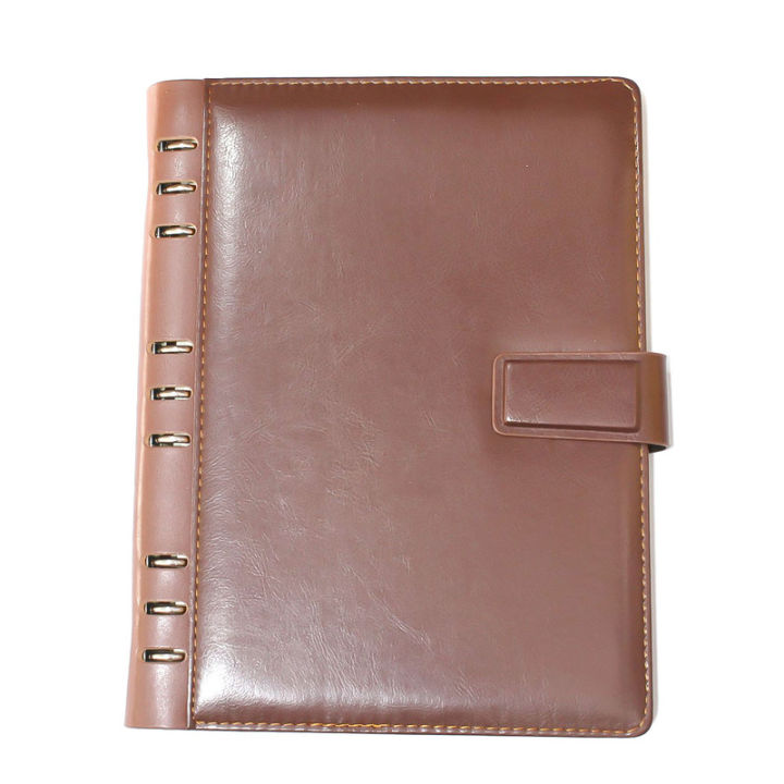 Brown Magnetic Lock And Spiral Bind Note Book | Daraz.com.np