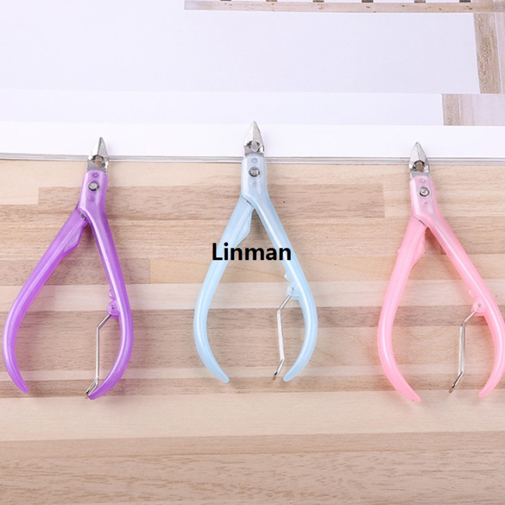 Linman Handle Toenail Ingrown Nail Art Cuticle Nipper Clipper Edge ...