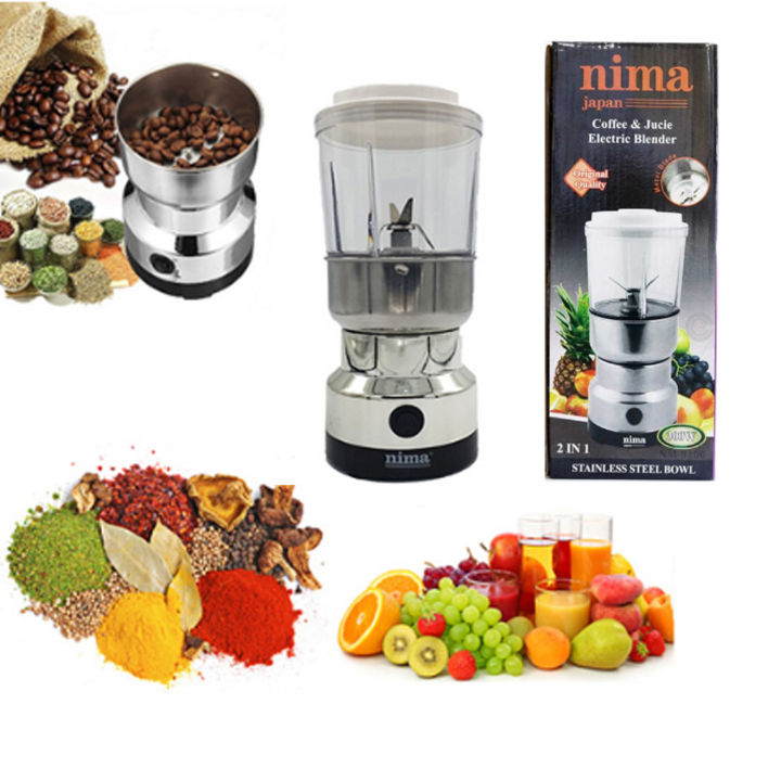 Nima Electric 2 in 1 Blender and Grinder & Juicer | Daraz.com.np