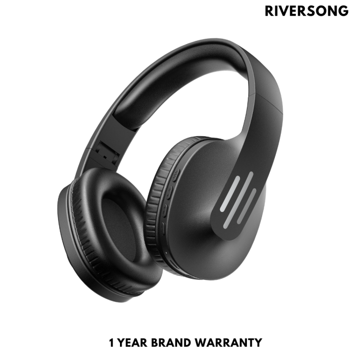 RIVERSONG RYTHM L9 ENVIRONMENTAL NOISE CANCELLATION WIRELESS OVER EAR HEADPHONES| 360 DEGREES HD ...