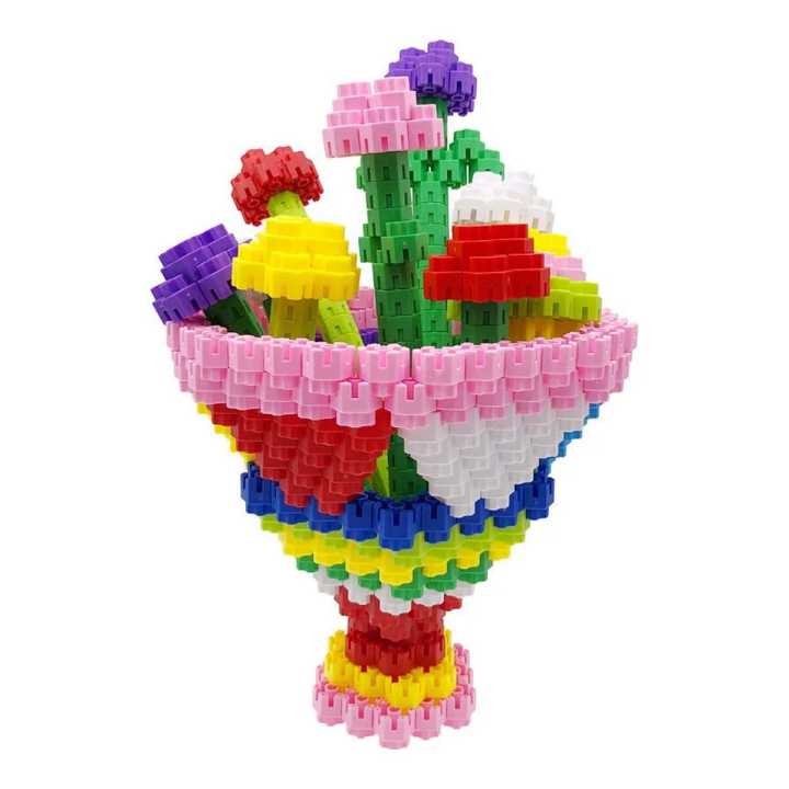 90 Pieces Hexagonal Interlocking Building Blocks Set, Educational ...