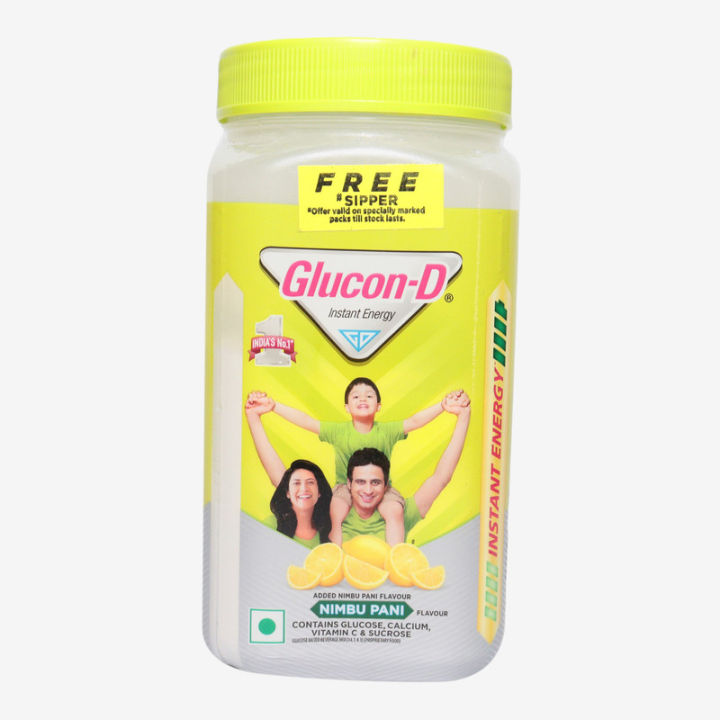 Glucon-D Nimbu Pani Free Sipper 400g | Daraz.com.np