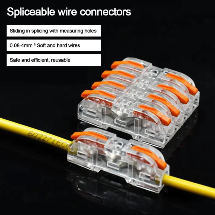 Quick Electrical Cable Splice Mini Quick Terminal Block Universal ...