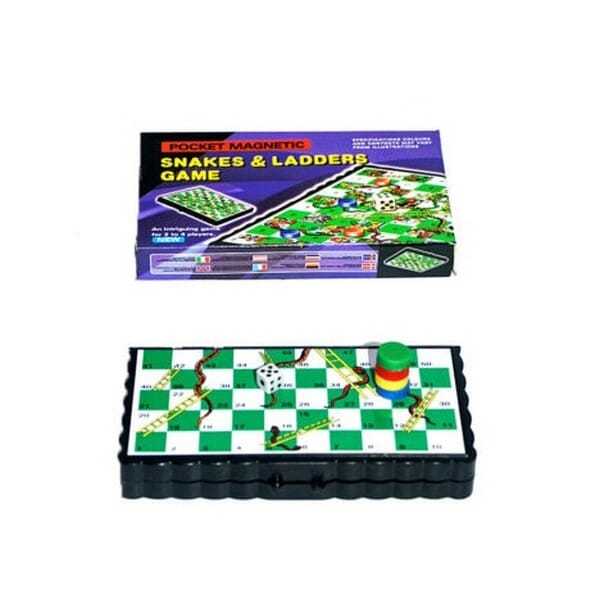 Mini Pocket Size Magnet Ladder & Snake (13cm x 13cm) | Daraz.com.np