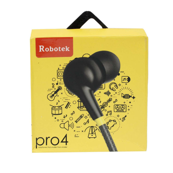 Robotek Pro 4 Wire Earphone | Daraz.com.np
