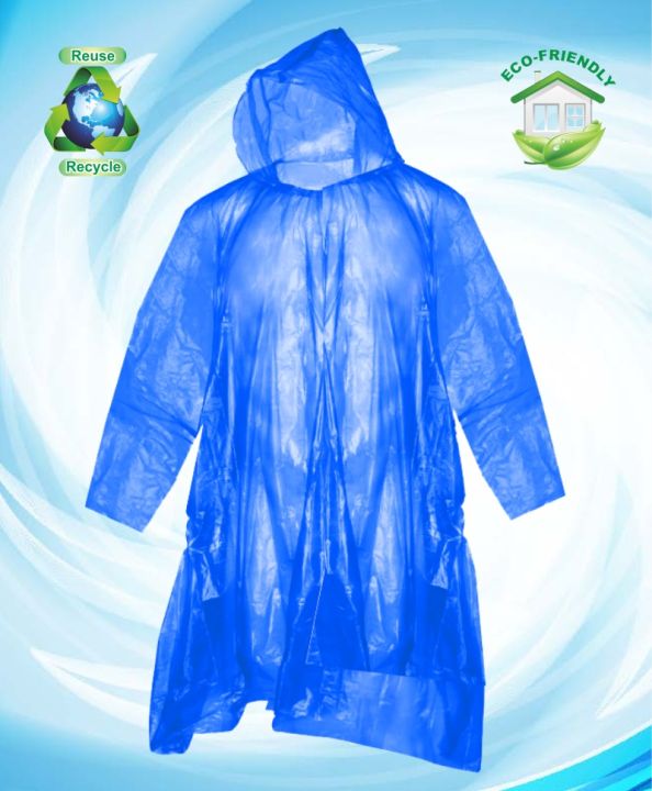 Rain Poncho Raincoat For Adult Pack Eva Plastic Waterproof Rain Coat ...