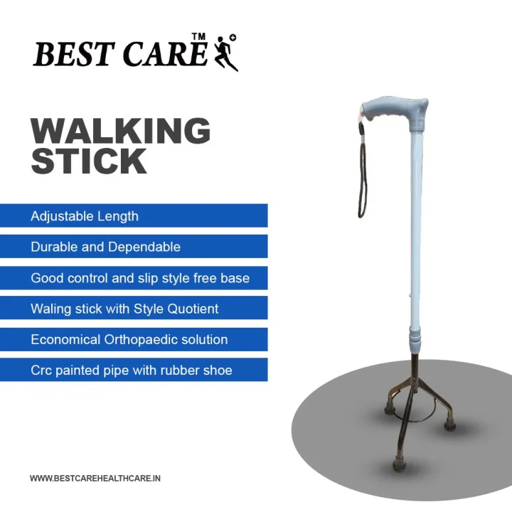 BestCare Three Leg Walking Stick | Daraz.com.np