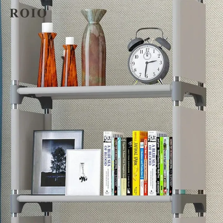 Multi-layer DIY Simple Bookshelf Easy Assembly Bookcase Can Be Moved ...